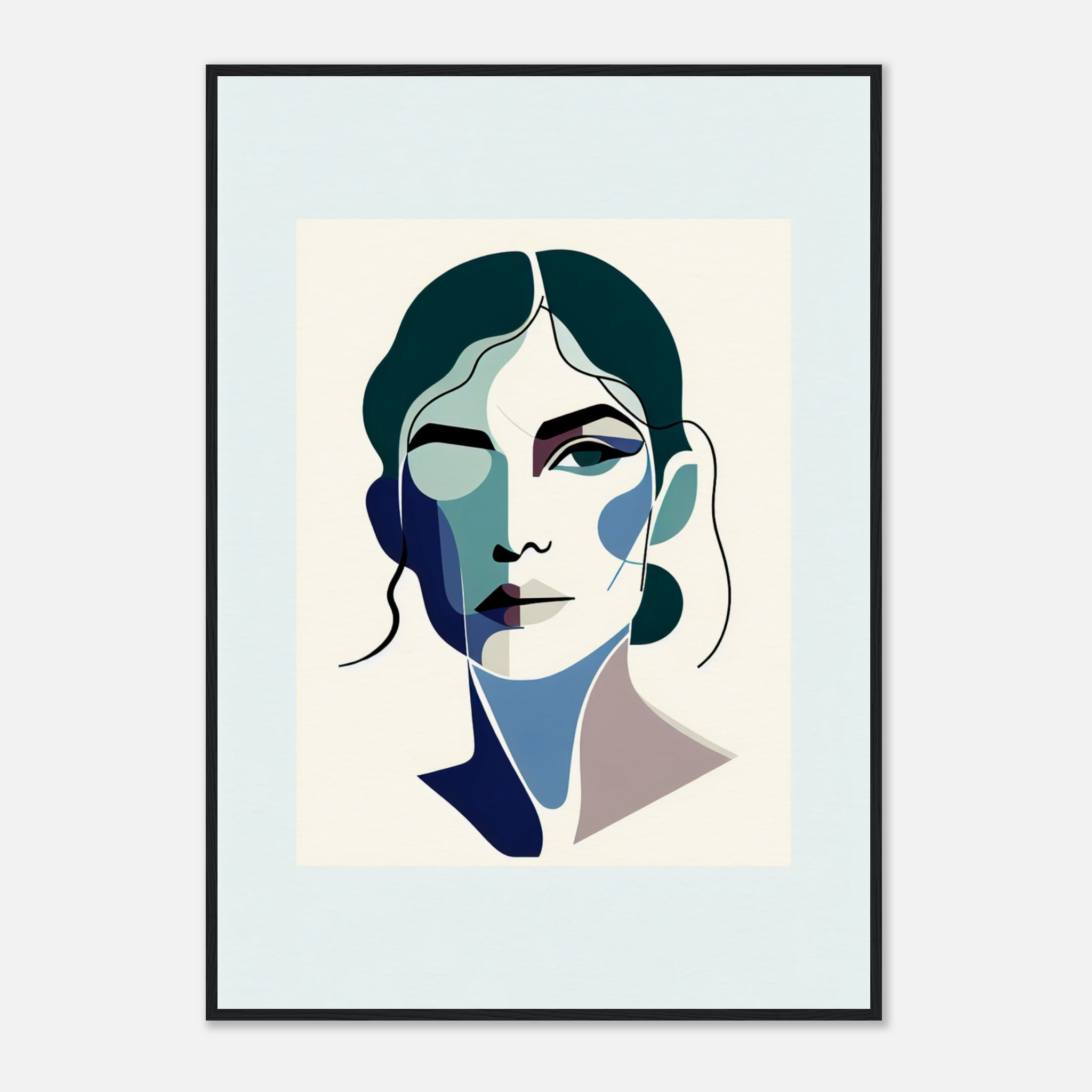 Custom Vertical Wood Frame - UrFram.