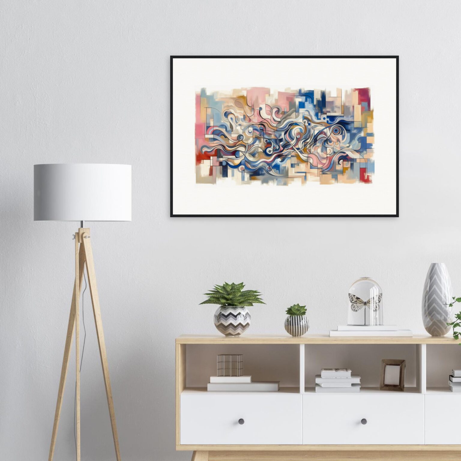 Custom Vertical Wood Frame - UrFram.