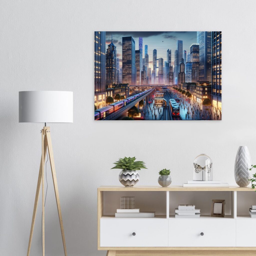 Custom Vertical Wood Frame - UrFram.